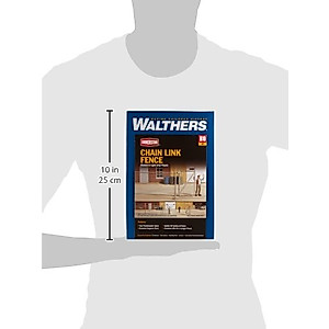 Walthers Cornerstone HO Scale Model Chain Link Fence Toy