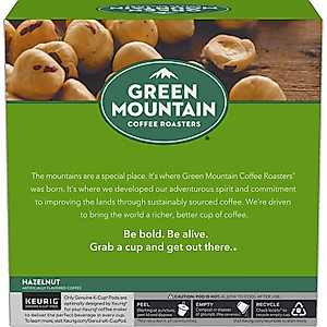 Green Mountain Coffee Hazelnut Keurig Single-Serve K-Cup Pods, Light Roast Coffee, 32 Count
