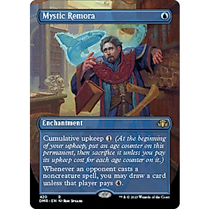 Magic: the Gathering - Mystic Remora (420) - Borderless - Dominaria Remastered