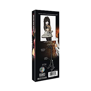 Fan Merch KISS Paul Stanley Replica Cracked Mirror Iceman Miniature Guitar Model Officially Licensed