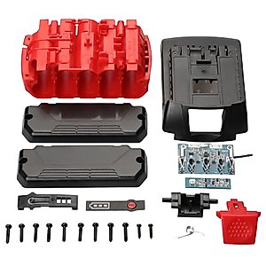LICHIFIT Li-ion Battery Replacement PCB Circuit Protection Board Kit Case Housing Cover LED Light Label for Bosch 18V Tool Parts