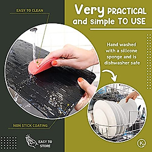 Meat Defroster Tray; Quick Thaw Defrosting Tray for Frozen Meat, Fruit & Vegetables; Large & Fast Defrosting Tray for the Whole Family; Thawing Tray Thaws Frozen Food in Minutes; Great Kitchen Gift