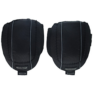 McGuire-Nicholas Non-Marring Knee Pads, Premium EVA Foam Construction Knee Pads for Flooring, Construction, Painting, Welding, Plumbing, black/gray (22377-3)