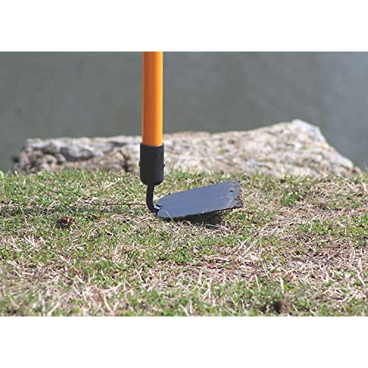 Ashman Garden Hoe (6 Pack)– Sturdy Hand Tiller – Heavy Duty Blade for Digging, Loosening Soil, and Weeding – Rubber Grip Handle for a Strong Hold – Rust Resistant Build.