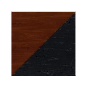 Bush Fairview 41.69-Inch H Storage Cabinet with 3 Shelves, Antique Black/Hansen Cherry (WC53980-03)