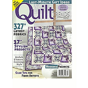 QUILT TREDS, WINTER, 2014 (FULL SIZE PATTERNS INCLUDED) 327 + LATEST FABRICS