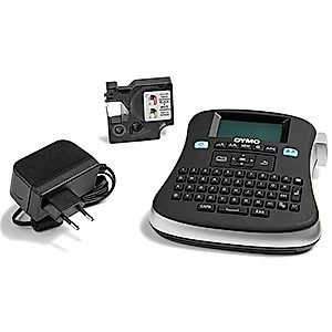 Dymo Imprimante d'étiquettes sans fil LabelManager 210D avec Valise de Transport (Noir/Gris)