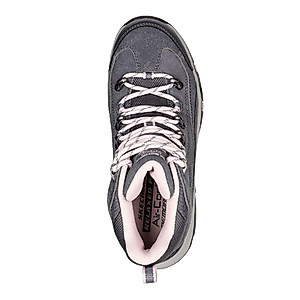 Skechers Women's, Relaxed Fit: Trego - Alpine Trail Hiking Boot Grey Pink 7.5 M