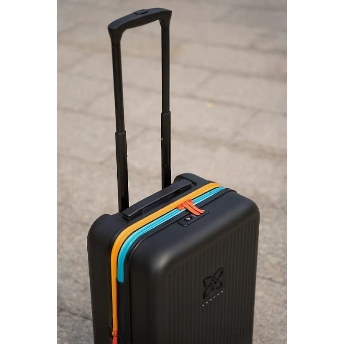 Sherpani Meridian, 22 Inch Expandable Hardshell Carry-On, Lightweight 22" Rolling Hardside Travel Luggage for Women, Stylish & Durable Suitcase (Chromatic)