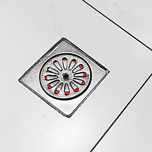 IMIKEYA 2PCS Shower Floor Drain Backflow Preventer Sewer Core Anti-Odor Plug for Kitchen Bathroom 2.56x2.16x1.42inch