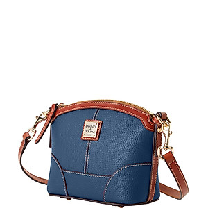 Dooney & Bourke Handbag, Pebble Grain Mini Domed Crossbody - Jeans