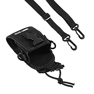 Universal Walkie Talkie Bag Pouch with Adjustable Shoulder Strap Portable Radio Holder Case Multi-Function for Kenwood/ Motorola/ HYT Two-Way Radio