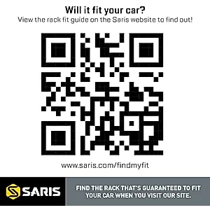 Saris Solo 1-Bike Trunk Rack - Zero Adjustments, Easy Install, 100% Recyclable Plastic Frame and Non-Rusting Material, Compact Solo Trunk Mounted Bicycle Rack