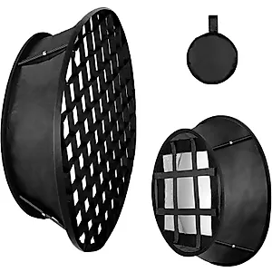 Neewer Collapsible Softbox Diffuser with Honeycomb Grid Compatible with Neewer 480/660/530 LED Light Panels, 11.5x11.5inches Opening with Strap Attachment and Carry Bag for Studio Photo Video Shooting