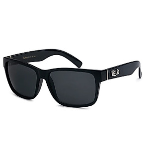Locs 91070 Black Sunglasses | Authentic Hardcore Gangster OG Cholo Classic Shades