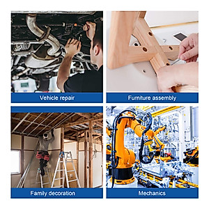 NINDEJIN Hex Socket Flat Head Screw M2 M3 M4 M5 Bolts Nuts and Washer Assortment Kit, 1060PCS Metric Screws with 4PCS Allen Wrenches, Small Black Machine Screws Set, 12.9 Carbon Steel