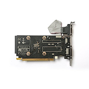 ZOTAC GeForce GT 710 2GB DDR3 PCI-E2.0 DL-DVI VGA HDMI Passive Cooled Single Slot Low Profile Graphics Card (ZT-71302-20L)