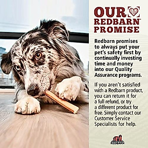 Redbarn All-Natural Large 12” Beef Collagen Sticks for Dogs - Long Lasting Low-Odor Alternative to Traditional Rawhide & Bully Sticks - Supports Healthy Joints, Skin, & Coat - 3 Pack