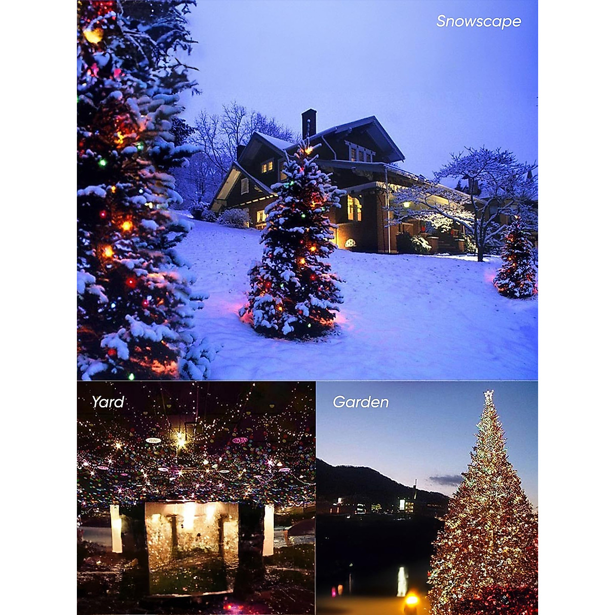 Twinkle Star Outdoor Halloween Lights Battery Operated 50 LED Mini String Light with 8 Modes, 16ft Waterproof Fairy Lights for Garden Patio Wedding Wreath Party Decoration (Orange, 2 Pack)