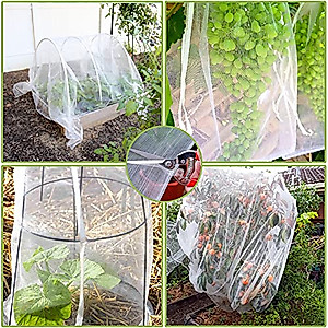 Garden Netting Pest Barrier, Plant Covers 8x24Ft Garden Mesh Netting Mosquito Net Bird Netting for Garden Protection, Garden Net Plant Netting for Raised Garden Beds Row Cover