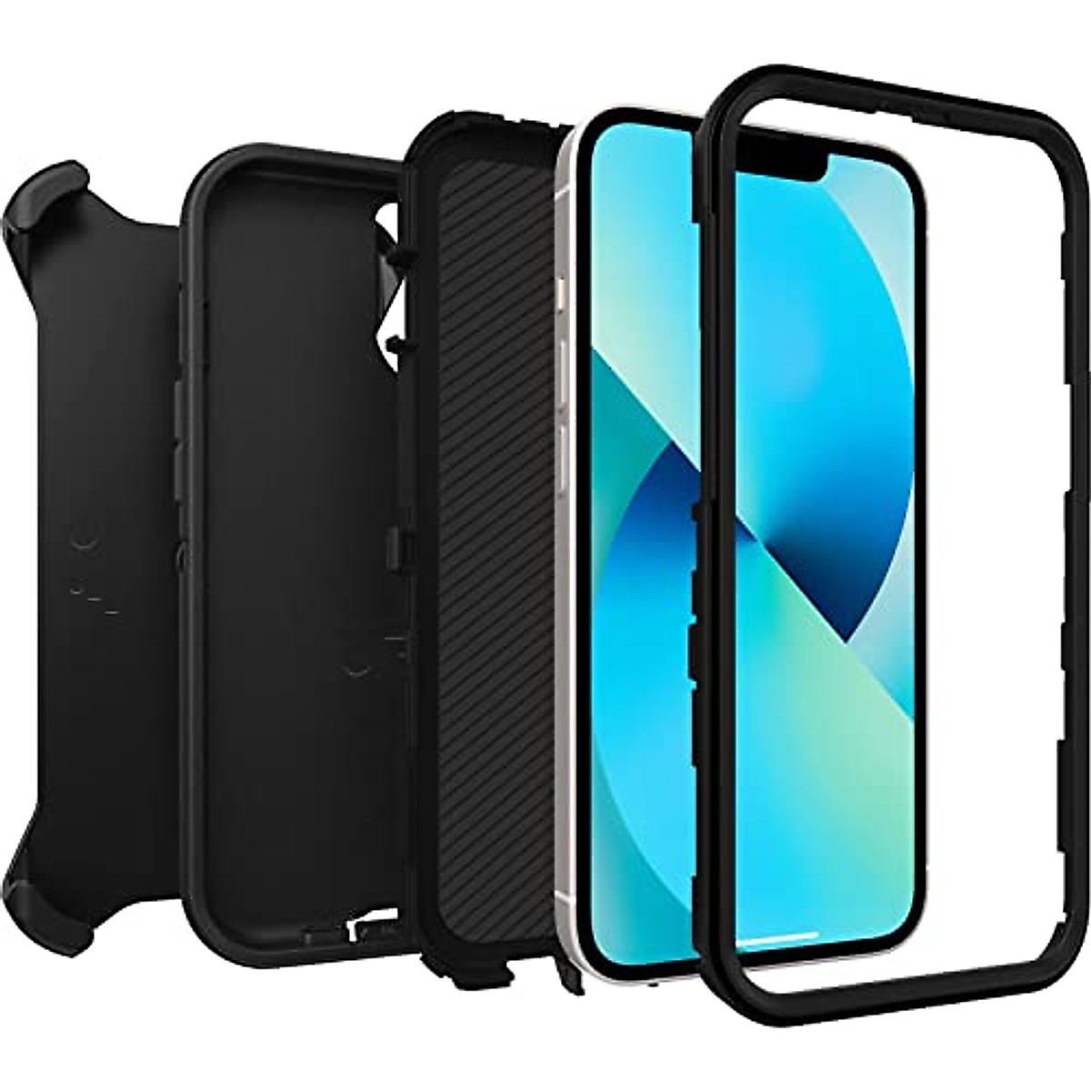 OtterBox DEFENDER SERIES SCREENLESS Case Case for iPhone 13 (ONLY) - BLACK