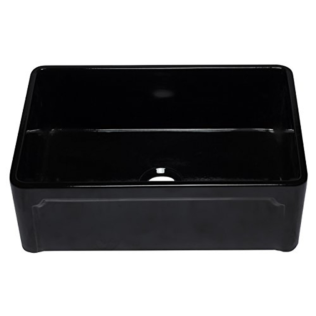 ALFI brand AB5006-PSS AB3020SB-BG Kitchen Sink, Black Gloss