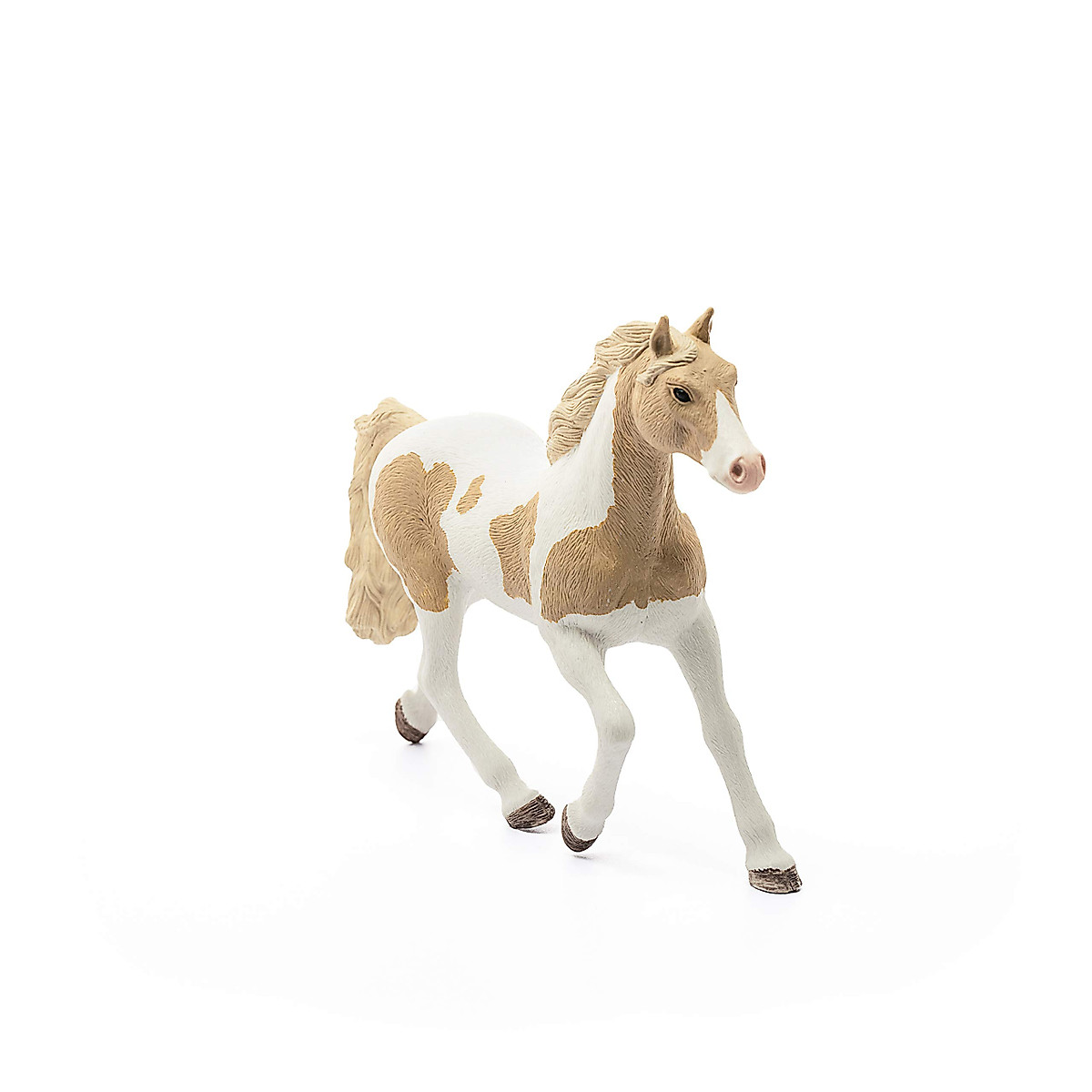 Schleich Horse Club Realistic Spotted Mare Horse Toy Figurine - Paint Horse Mare Spotted Toy, Childrens Educational Animal Farm Toy for Boys and Girls, Ages 5+