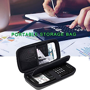 PAIYULE Travel Case for Texas Instruments Ti Nspire CX CAS II Ti-84 Plus CE Graphing Calculator, Large Capacity for Pens, Cables and Other Accessories -Black (Box Only)