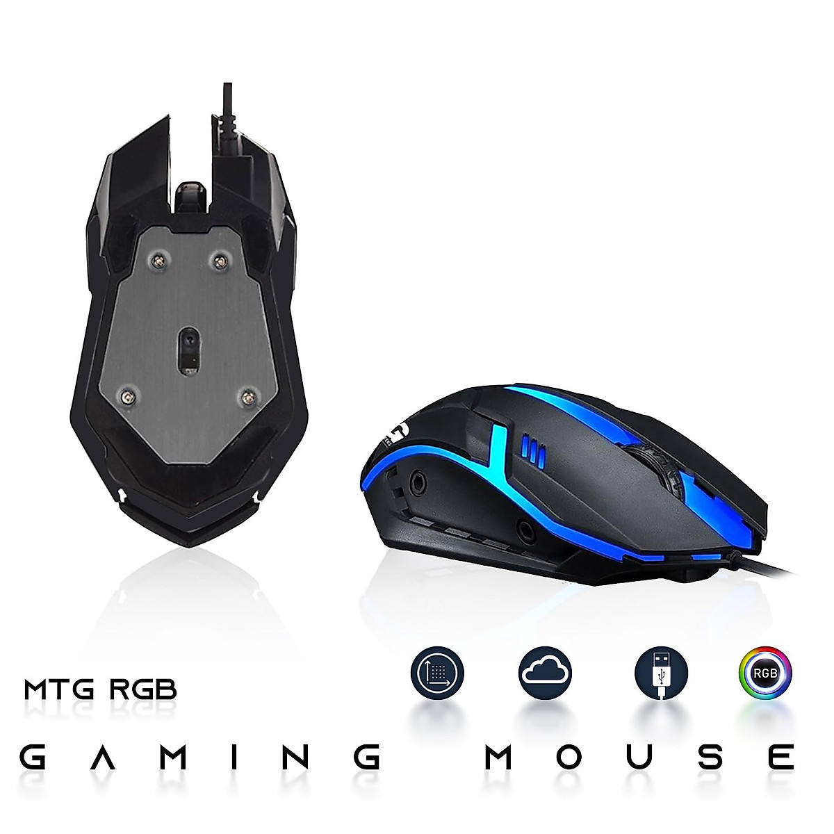 HP G3 Gaming Desktop PC, Core i7 6th Gen, GT 1030 Graphic, 16GB RAM, 1TB SSD, New Dual MTG 24 inch Monitor, RGB Keyboard Mouse, Speaker, Webcam, WiFi, Win 10 Pro (Renewed)