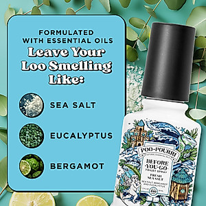 Poo-Pourri Before-You- go Toilet Spray, 2 Fl Oz (Pack of 1), Fresh Sea Salt
