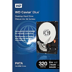 WD Caviar Blue 320 GB PATA 8 MB Cache 3.5-Inch Internal Retail Kit Drive - WDBAAV3200ENC-NRSN