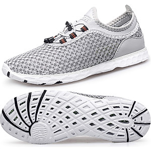 DOUSSPRT Women's Water Shoes Quick Drying Sports Aqua Shoes Size 8