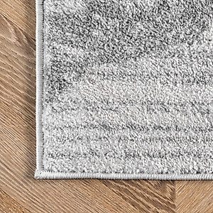 nuLOOM Thomas Paul Power loomed Octopus Area Rug, 5' x 8', Silver