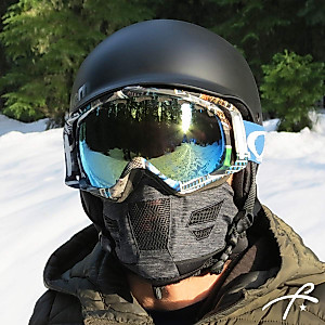 Neoprene Winter Half Face Mask- Ski, Snowboarding, Motorcycle. with Air Vents.