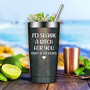 BIRGILT Best Friend Birthday Gifts for Women - Funny Christmas Friendship Gifts for Coworker, Sister, Bestie - 20oz Tumbler Cup