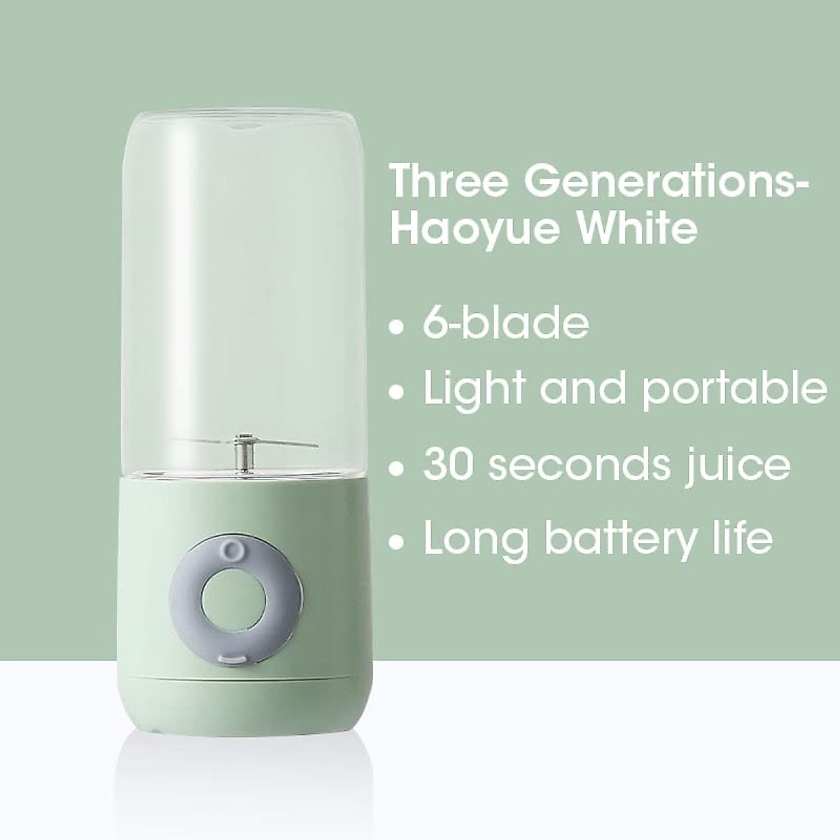 TANACC Portable Juice Blender Mini Mixer Hand Portable Blender Kitchen Electric Juicer Press Machin Lemon Squeezer Fruit Juicer Milkshake Manual Juicer