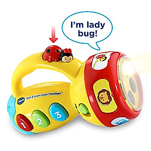 VTech Spin and Learn Color Flashlight, Yellow