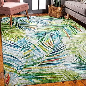 Dalyn Rugs Indoor/Outdoor Tropics TC4 Multi Washable 8' x 10' Rug