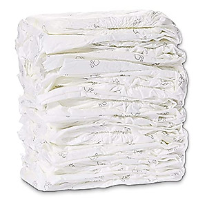Amazon Basics Male Dog Wrap, Disposable Diapers, Small, Pack of 30, White