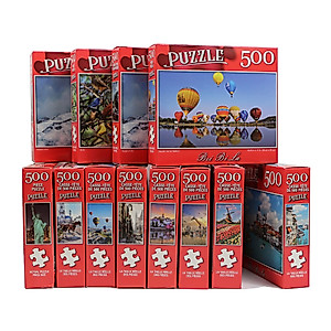 500 Pieces Puzzle for Adults Educational Intellectual Jigsaw Puzzle Fun Game for Men Women Kids(Holiday Beach)