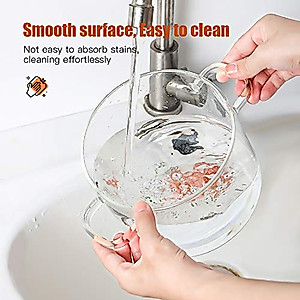 Glass Cooking Saucepan Stovetop Safe - ZDZDZ 1800ML/60Oz Microwave Glass Cooking Pot, Simmer Pot with Cover and Handle, Safe to Heat Pasta Noodle, Soup, Milk, Baby Food