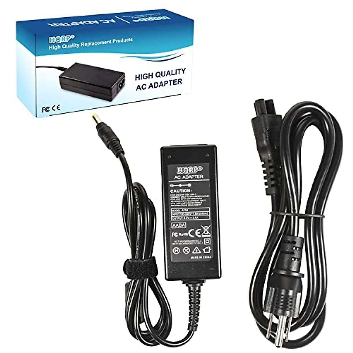 HQRP AC Adapter Compatible with Casio CTK-2200 / CTK2200 / CTK-2080 / CTK2080 / CTK-2300 / CTK2300 Keyboards Power Supply Cord Plus HQRP Euro Plug Adapter
