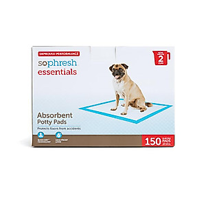 So Phresh Essentials Potty Pads, Count of 150