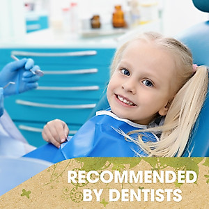 EcoFam by Focus Nutrition Earth Friendly Kids Toothbrushes - Silver Infused Soft Bristle Toothbrush (4 Pack)