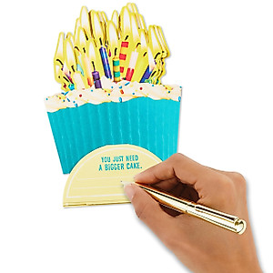 Hallmark Paper Wonder Shoebox Funny Pop Up Card for Birthdays (Cupcake, Not That Old")