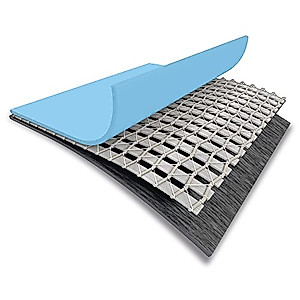 Intex Greywood Prism Frame 18' x 48" Round Above Ground Outdoor Swimming Pool Set with 1500 GPH Filter Pump, Ladder, Ground Cloth, and Pool Cover