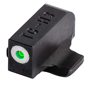 TRUGLO Tritium Pro Night Sights, Compatible with Sig Sauer #6 Front / #8 Rear | Compact Durable Glow-in-The-Dark Front & Rear Gun Sights with White Focus Lock Front Ring