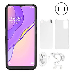 Zunate X50Pro Smartphone, 6.53in LCD Screen FHD 1080p, 4GB RAM, 128GB ROM, 8MP/16MP Camera, Unlocked Android Cell Phone, Dual SIM Smartphone, 4000mah Battery(Black)