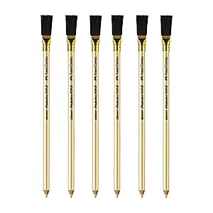 Faber Castell Faber-Castell Perfection Eraser Pencil with Brush (6-PACK)