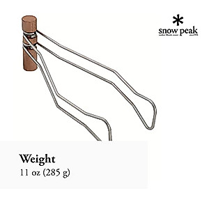 Snow Peak Micro Cast Iron Lifter - Perfect Tool for your Snow Peak Micro Cast Iron Dutch Oven